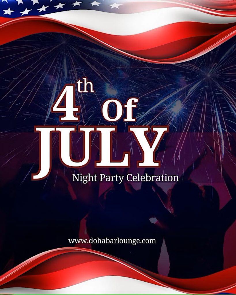 4th of July Open Bar Event Queens at Doha Bar Lounge
