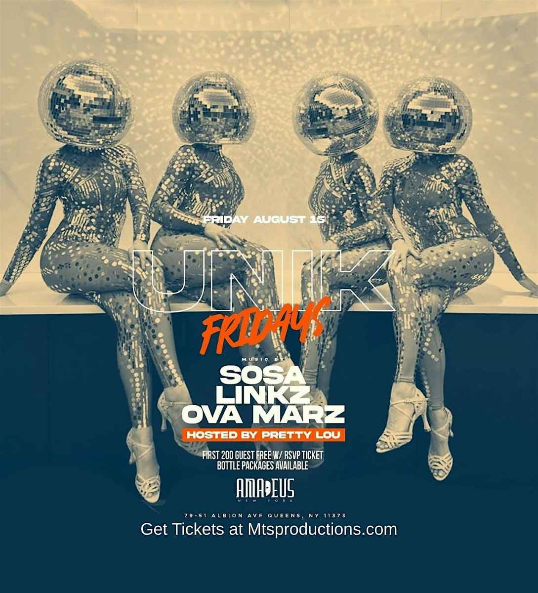 Best Friday Nightlife Queens NY | Unik Fridays at Amadeus Nightclub