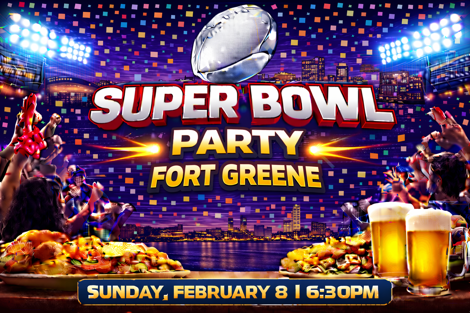 Super Bowl Party Fort Greene 2026 | Celebrate the Big Game