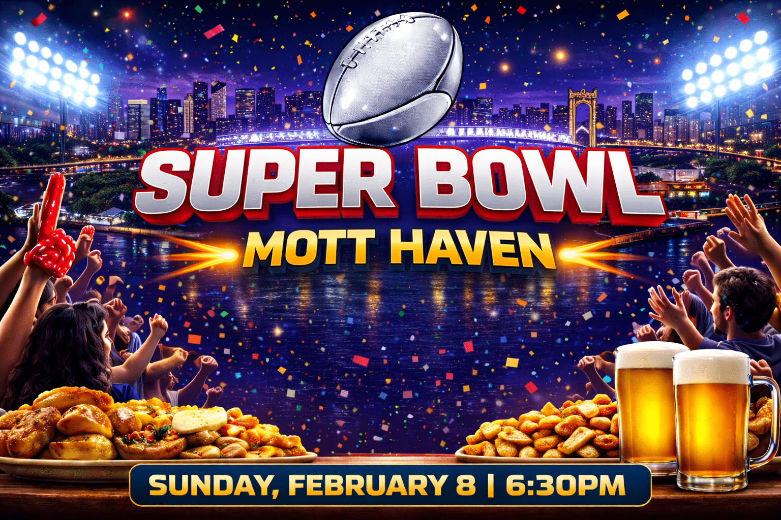Super Bowl Party Mott Haven | Big Game Party