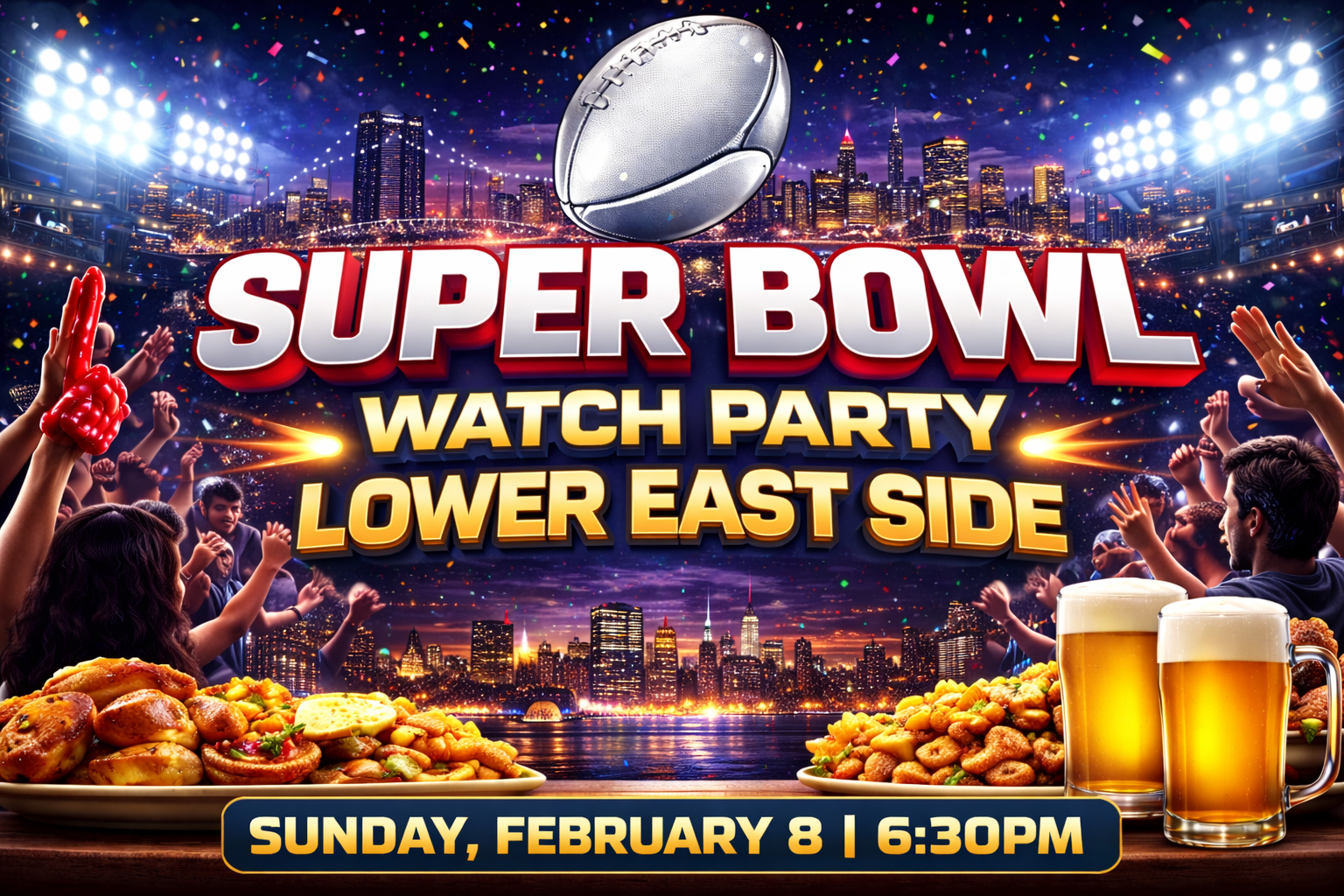 Super Bowl Watch Party Lower East Side 2026 – Where to Watch