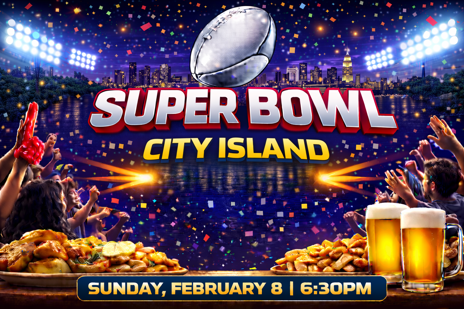 Super Bowl Party City Island – Where to Celebrate the Big Game