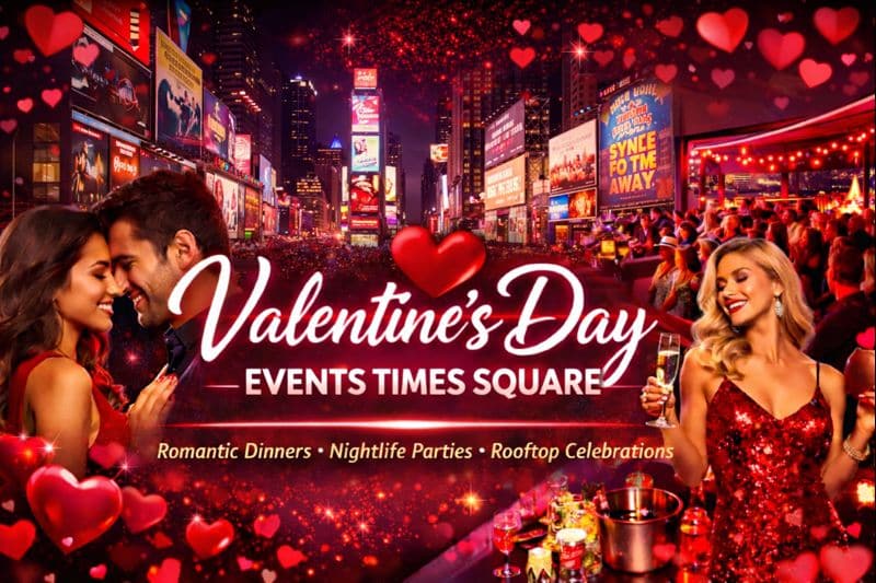Valentine’s Day Events in Times Square – Valentine’s Weekend