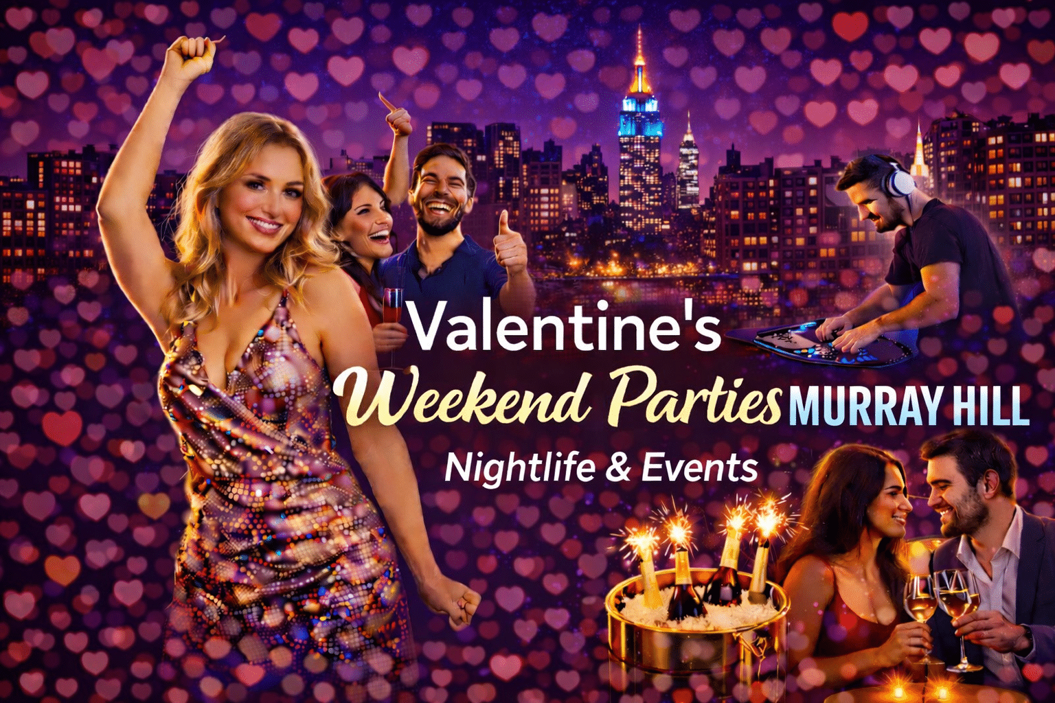 Valentine’s Weekend Parties Murray Hill | Nightlife & Events