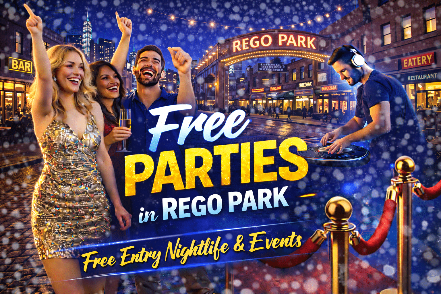 Free Parties in Rego Park NYC | Free Entry Nightlife & Events